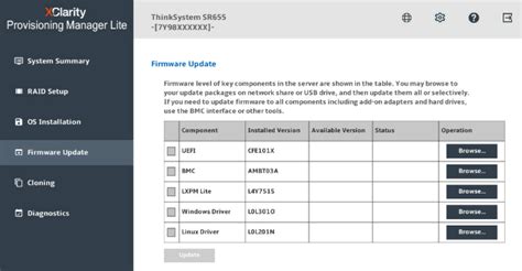 Firmware Update Lxpm Lite V2 Lenovo Docs
