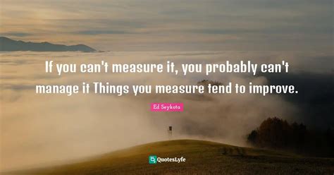 if you can t measure it you probably can t manage it things you measu