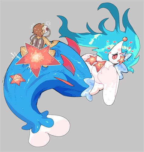 Rule 34 Anus Areola Asterozoan Barely Visible Anus Blue Body Blue Hair Blush Breasts Busty