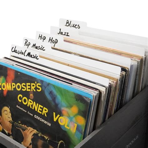 新品 仕切カード レコード インデックスカード 書類収納 仕切りカーテン 仕切り板 音楽分類カード 大サイズ 31 7 32 7cm Pp材料