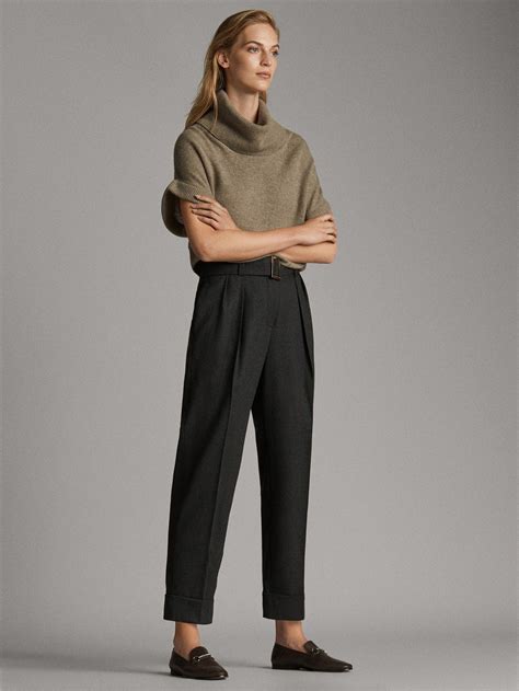 Womens Trousers Massimo Dutti Spring Summer Collection 2019