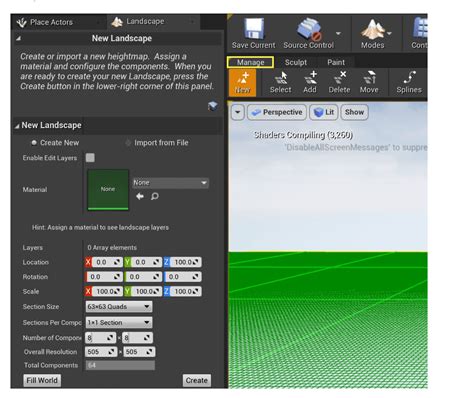 Noob Question How To Open Landscape Editor Window When It Doesnt Show