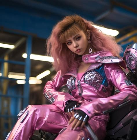 Sexy Glossy Girl In Bikes With Gorgeous Vibes Premium Ai Generated Image