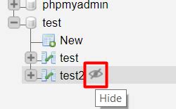 How To Hide Tables In PhpMyAdmin Ramanean S Blog