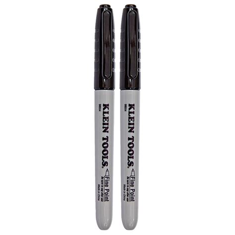 Klein 98554 Fine Point Permanent Markers 2 Pack Bc Fasteners And Tools