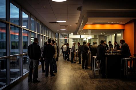 Premium Photo Stellar Strategies Showcase Office Night Photo