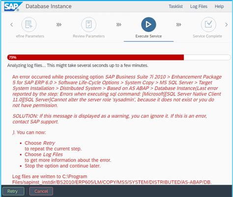 Sql Server Cannot Alter The Server Role Sysadmin Because It Does