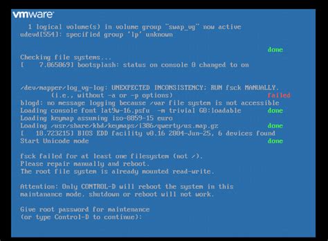 Fsck Of Vcenter Server Appliance 60 Partitions