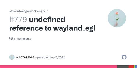 Undefined Reference To Wayland Egl Issue Stevenlovegrove Pangolin GitHub