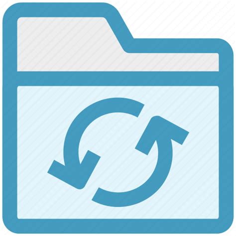 Document Files Folder Loading Sync Icon