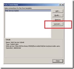 Web Service And InfoPath Form Browser Enabled