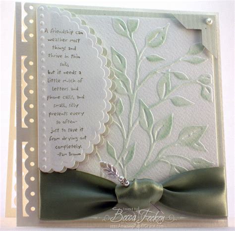 Leafy Branch New Cuttlebug Embossing Folder Amazing Paper Grace