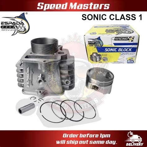 Speed Master Espada Block Sonic Ex5 Class 1 56mm 57mm 58mm 100 Original Espada Sonic Piston 56