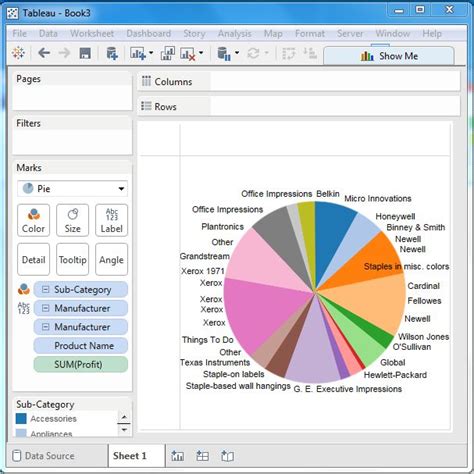 tableau 饼图 tableau中文手册