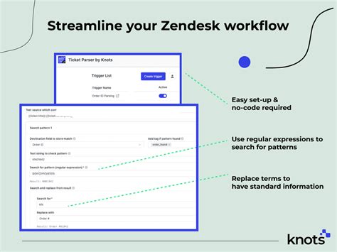 Ticket Parser Extract Patterns By Knots App Integration With Zendesk