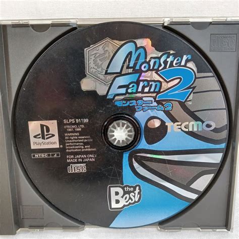 Sony Playstation Ps1 Monster Farm 2 Complete Cib Japan Import Ntsc J Tested