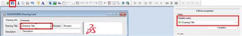 Solidworks Pdm How To Map Variables To File Properties And Custom Variables