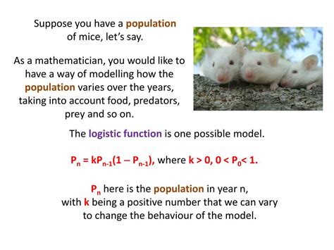 PPT Activity The Logistic Map And Chaos PowerPoint Presentation ID