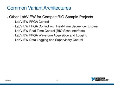 Ppt Decisions Behind The Design Labview For Compactrio Sample Projects Powerpoint