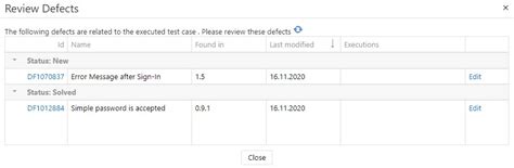 Review Found Or Linked Defects To The Test Execution Documentation