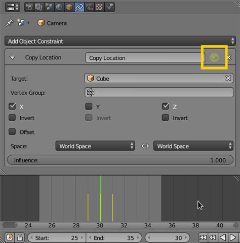 animation - How to animate the visibility of a constraint? - Blender Stack Exchange