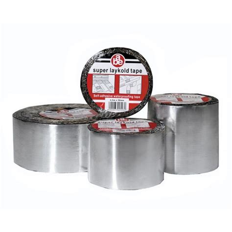 Abe Super Waterproof Laykold Tape 25m X 100mm Bulk Pack Of 4