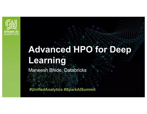 Advanced Hyperparameter Optimization For Deep Learning With Mlflow Ppt