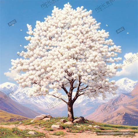 Ai创作图樱花树装饰画 3d樱花树 开花的树油画 手绘樱花树 水晶梨树插画 一颗杏花树 玉兰花树装饰画 一颗玉兰树 一颗樱花树 樱桃树主图