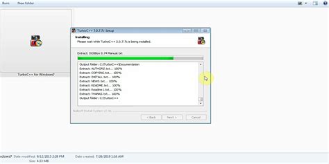 INSTALLING TURBO C C IN WINDOWS INSTALLING TURBO C INSTALLING BORLAND S TURBO C