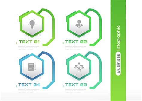 Premium Vector Business Infographic Design Template With 4 Options Or Steps Can Be Used For