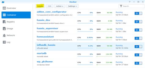 setting up influxdb using docker gh2home