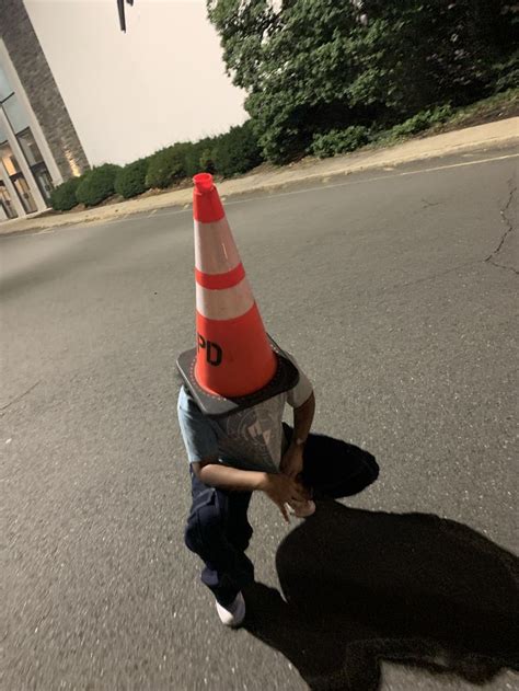 Lotus Traffic Cone Creative Photography Friend Pictures Ghost Photos