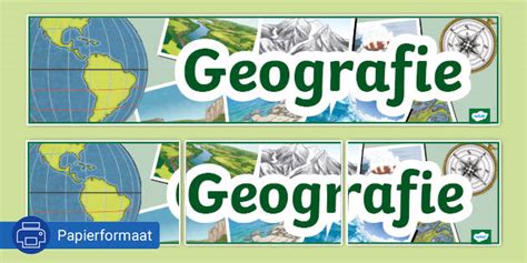 Geografie Vertoonbanier