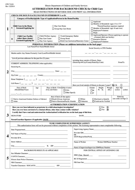 Top 16 Dcfs Forms And Templates Free To Download In Pdf Format