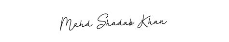 81 Mohd Shadab Khan Name Signature Style Ideas Professional