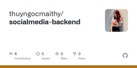 Github Thuyngocmaithy Socialmedia Backend