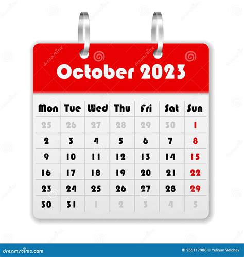 October 2023 Template Calendar 2023 Design Desk Calendar 2023