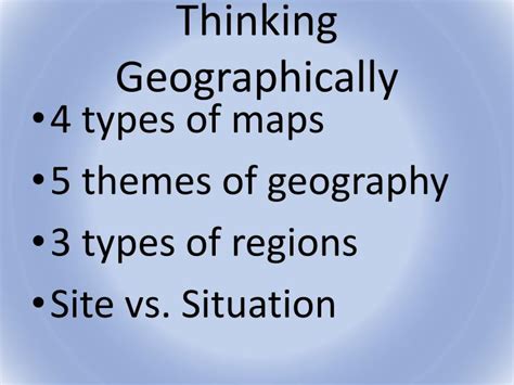 ppt thinking geographically powerpoint presentation free download