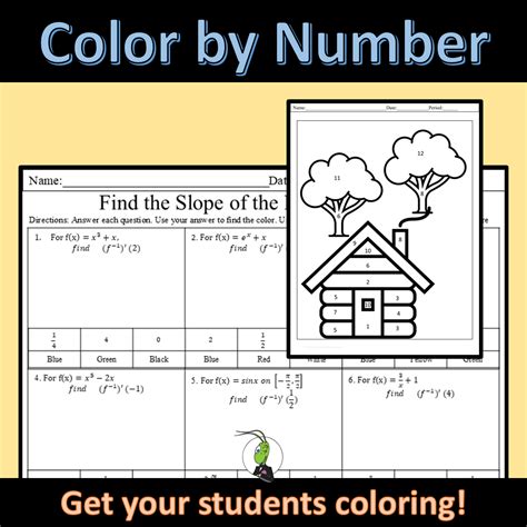 Ap Calculus Inverse Differentiation Color By Number Activity 33 Made