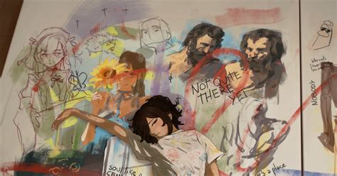 Girl Canvas Not Quite There Yet June 15th 2024 Pixiv