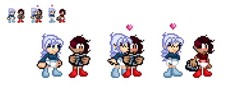 Kori Kisses Junes Cheek Preview Sprites By Mslash67 Production On Deviantart