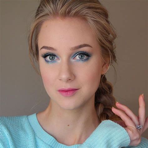 Elsa Inspired Makeup ️ Themakeupgeek Eyeshadows In Bedrock Crease And Eyebrows Ice Queen