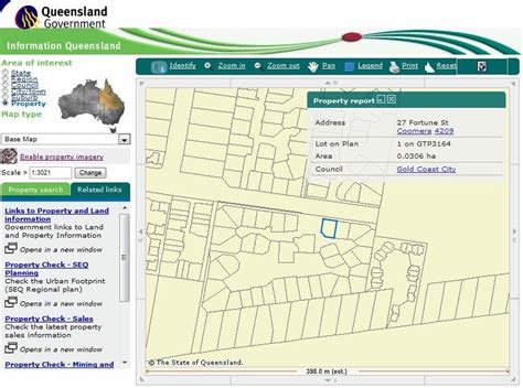 Online Access To The Digital Cadastral Data Base Of Queensland