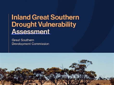 Inland Great Southern Drought Vulnerability Assessment Climate Great