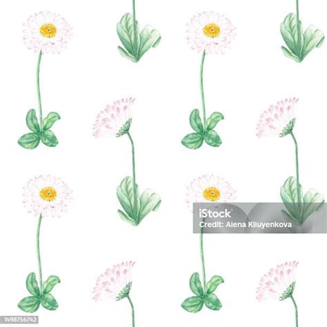 흰색 바탕에 녹색 야생화와 분홍색 꽃이 있는 수채화 무늬 휴일 웨딩 디자인을 위해 식물 스타일로 손으로 그렸습니다 직물 섬유 벽지 표지 인쇄물 포장 종이 스크랩북용 디지털