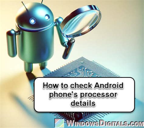 Checking Android Phones Processor Information