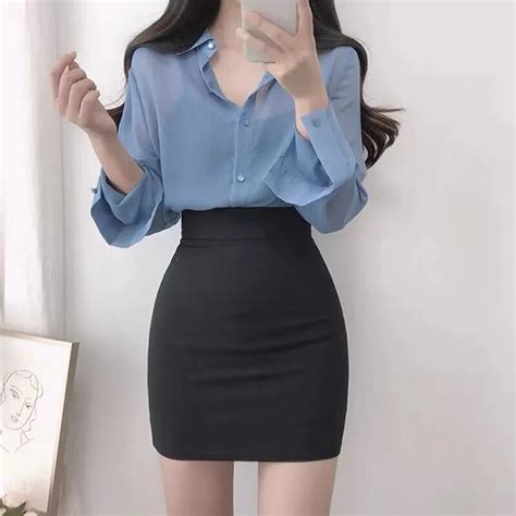 Korean Sexy Mini Tight Black Skirt L Korean Style Korean Style Shop