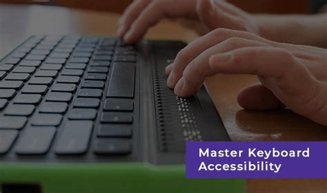 How To Master Keyboard Accessibility Key Functions Wcag Guidelines