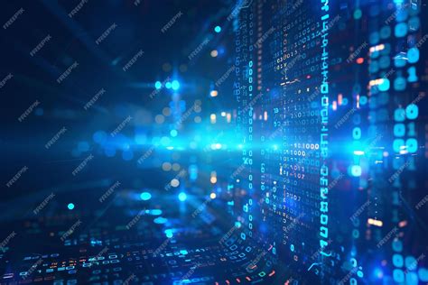 Premium Photo Blue Technology Background With Futuristic Abstract