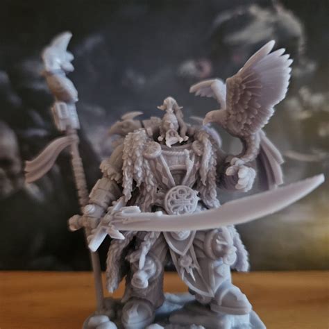 3d Printable Warhawk The Great Kahn Sire Of Scars By Suttungr Miniatures
